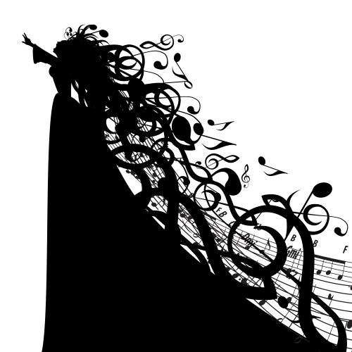 Opera singer Royalty Free Vector Image - VectorStock