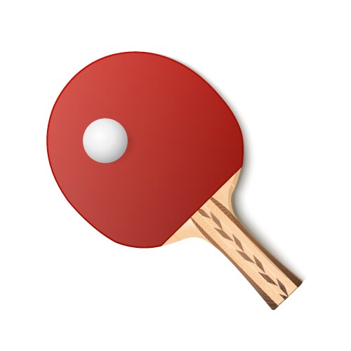 Table tennis rackets Royalty Free Vector Image