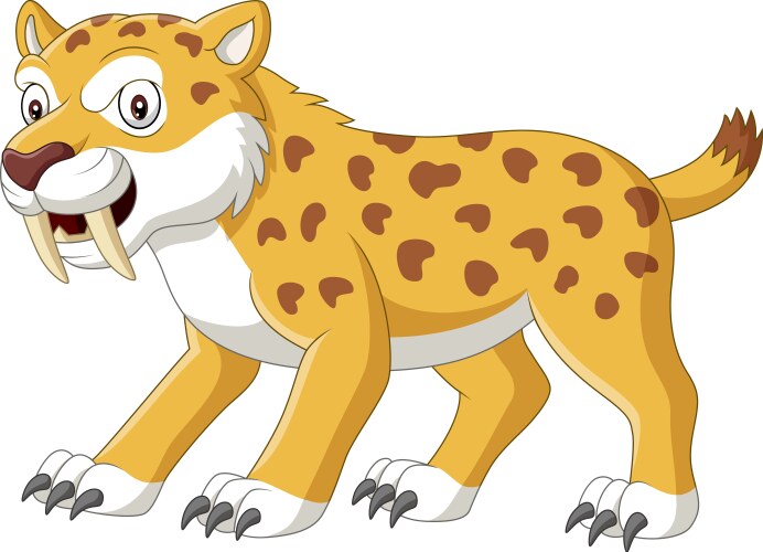Sabre Tooth Tiger Vector Images (55)