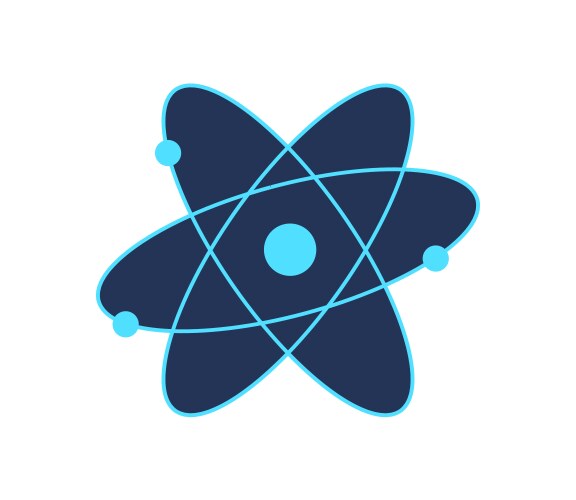 Y2k atom symbol Royalty Free Vector Image - VectorStock