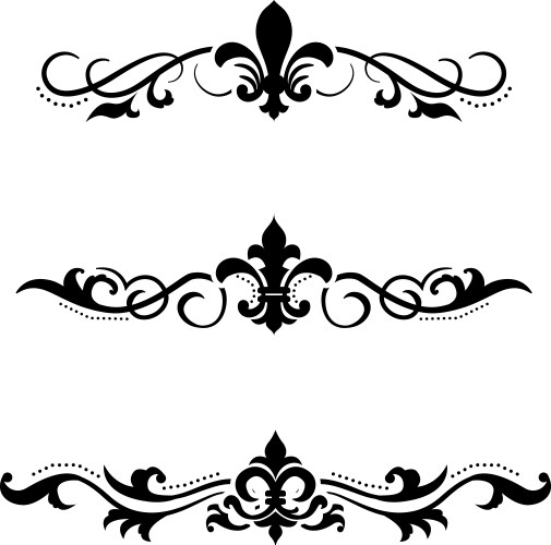 Flower Text Separator Vector Images (over 1,200)