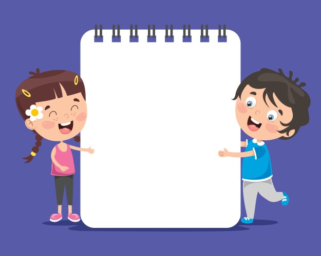 Paper template design Royalty Free Vector Image