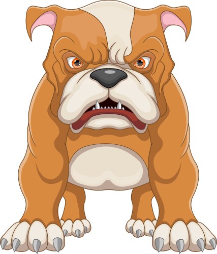 Cartoon Muscle Bulldog Vector Images (over 270)