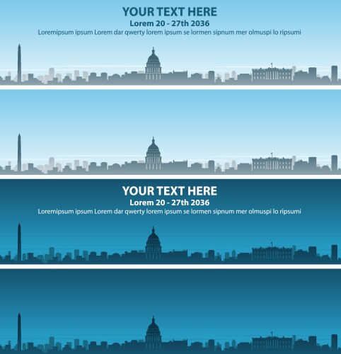 Washington Dc Skyline Vector Images (over 750)