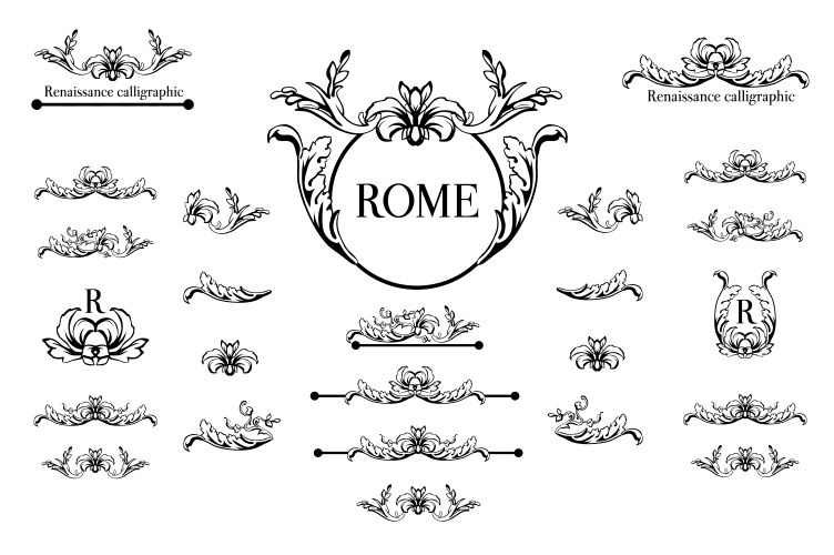 Chapter Ornaments Vector Images (over 220)