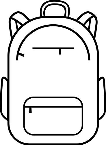 Backpack Outline Vector Images (over 16,000)