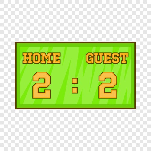 Baseball Scoreboard Cartoon Vector Images (66)