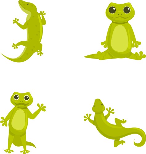 Gecko Cartoon Vector Images (over 3,500)