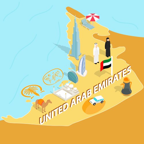 Uae Map 3d Vector Images (over 120)