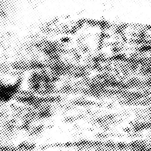 Line halftone pattern Royalty Free Vector Image