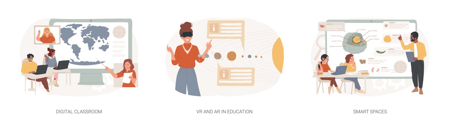 Non-immersive virtual reality isolated cartoon Vector Image