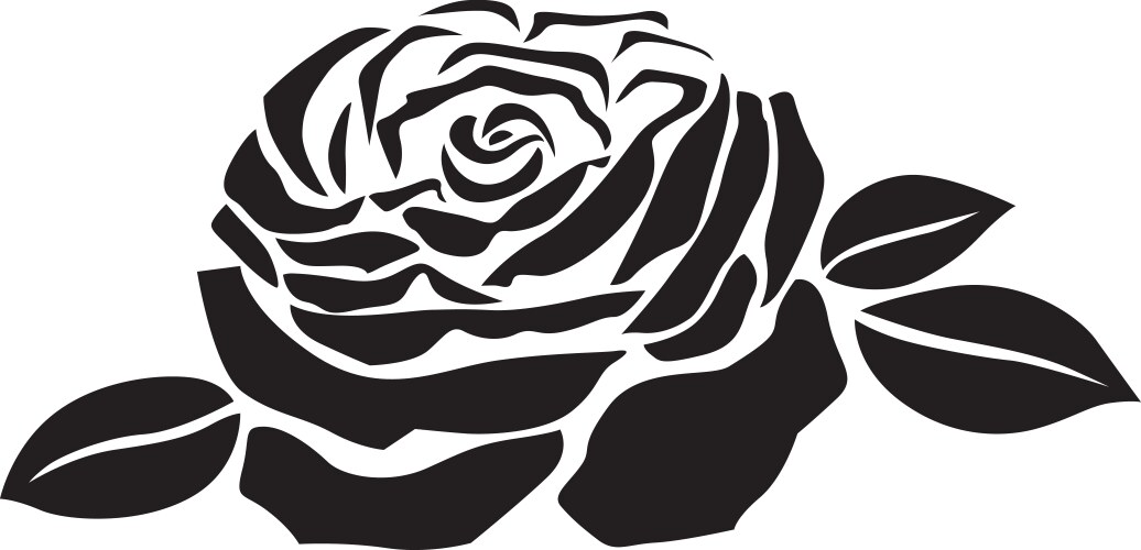 Minimal geometric pattern flower shape and line Vector Image