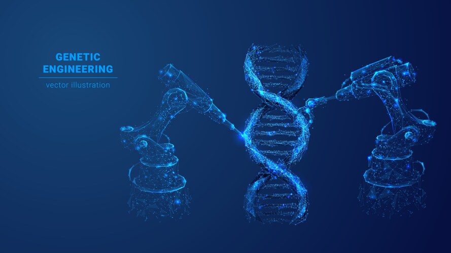 Genetic engineering Royalty Free Vector Image - VectorStock