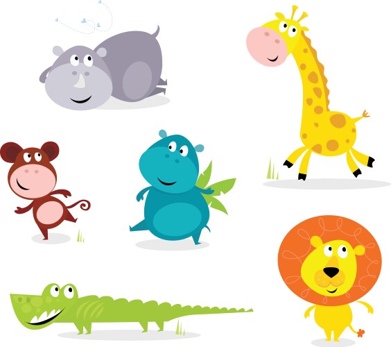 Cartoon Animals Vector Images (over 1.4 million)