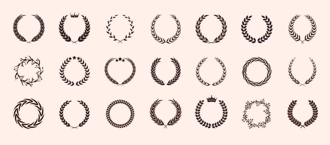 Roman Wreaths Vector Images (over 1,600)