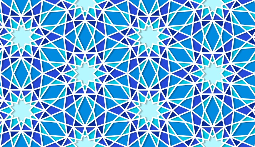 Islamic background with traditional style arabic Vector Image