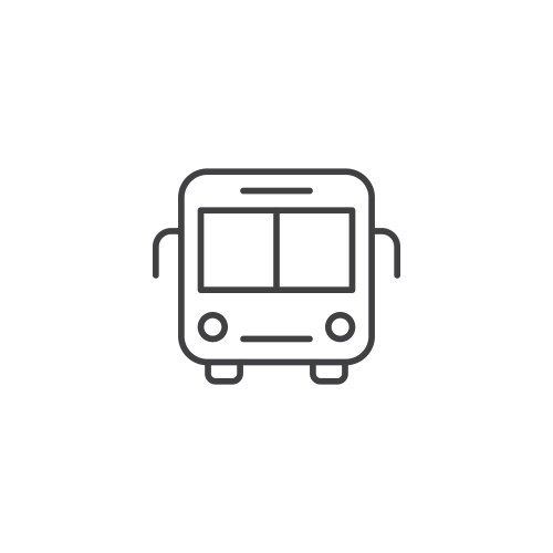 Taxi service icon in flat style cab on isolated Vector Image