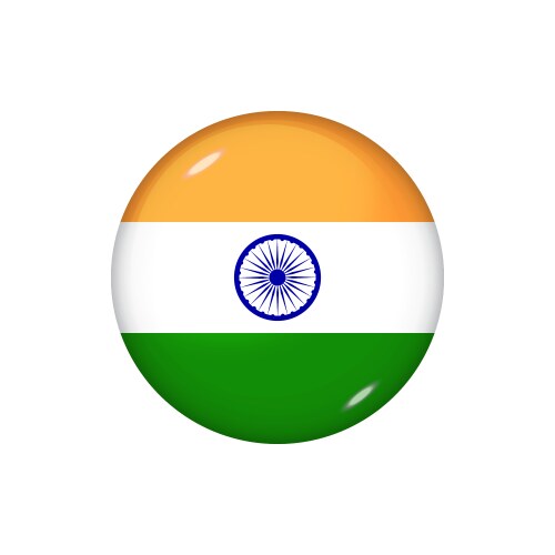 Round Circle Flag India Vector Images (over 960)