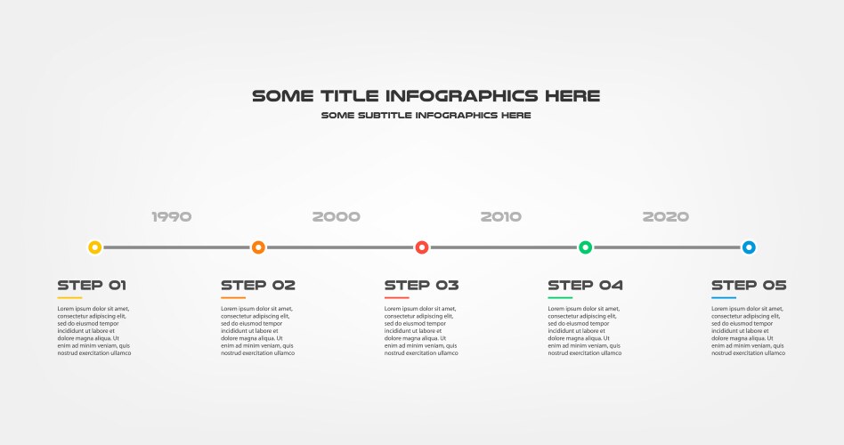 Horizontal chart infographic element Royalty Free Vector