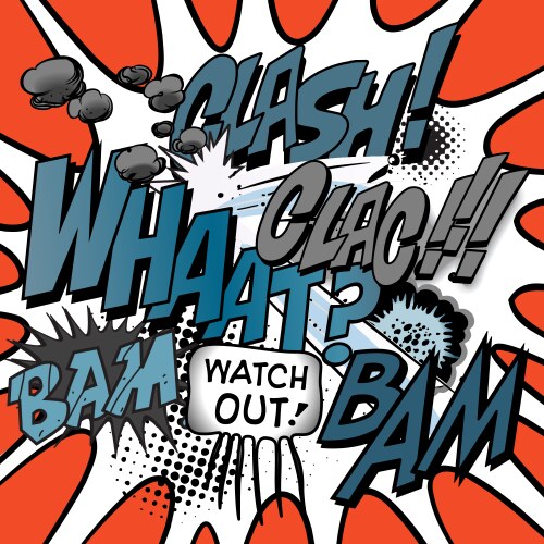 Comic book words Royalty Free Vector Image - VectorStock