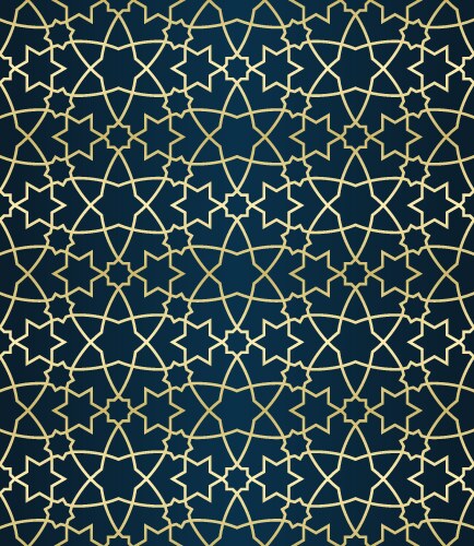 Islamic background with traditional style arabic Vector Image