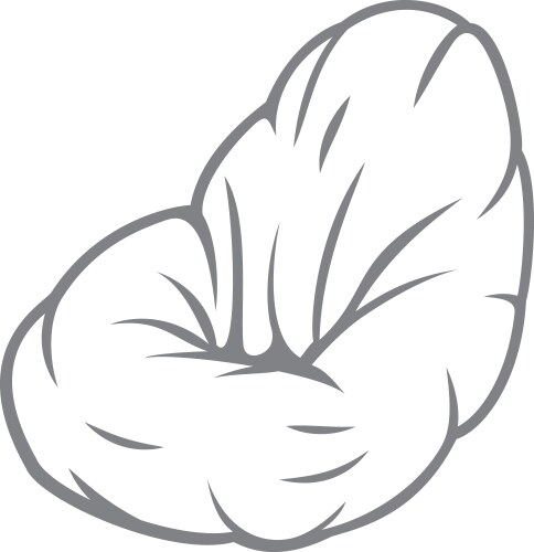 Beanbag Royalty Free Vector Image Vectorstock