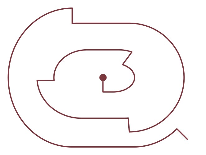 Triangle maze game labyrinth puzzle Royalty Free Vector