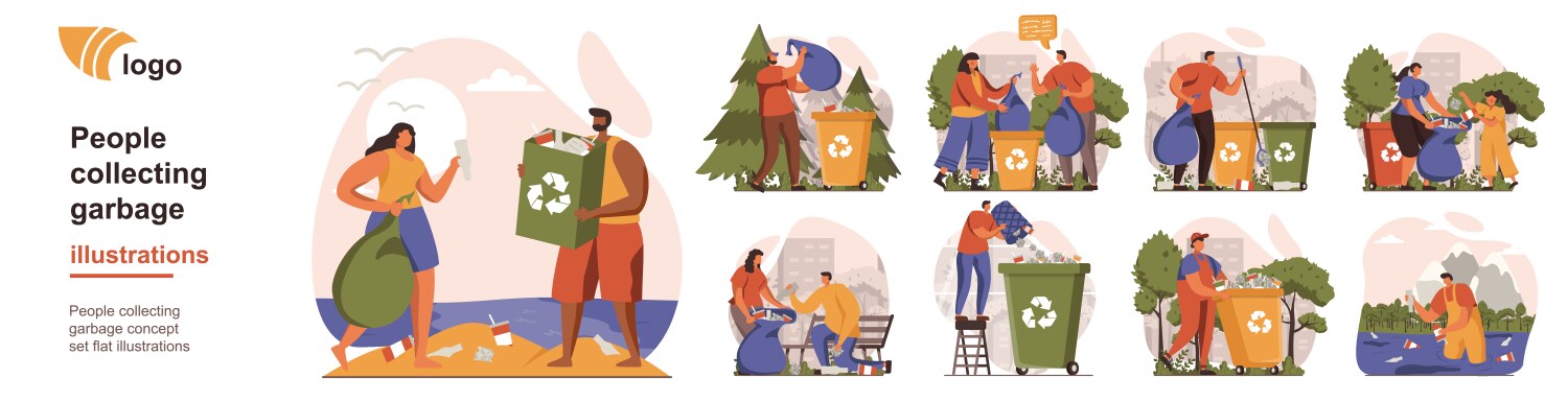 Collecting-based hobbies isolated cartoon Vector Image