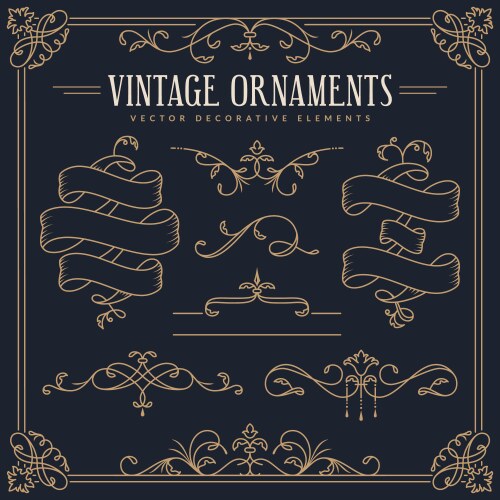 Filigree Underline Vector Images (over 700)