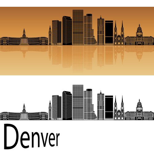 Denver Skyline Vector Images (over 240)