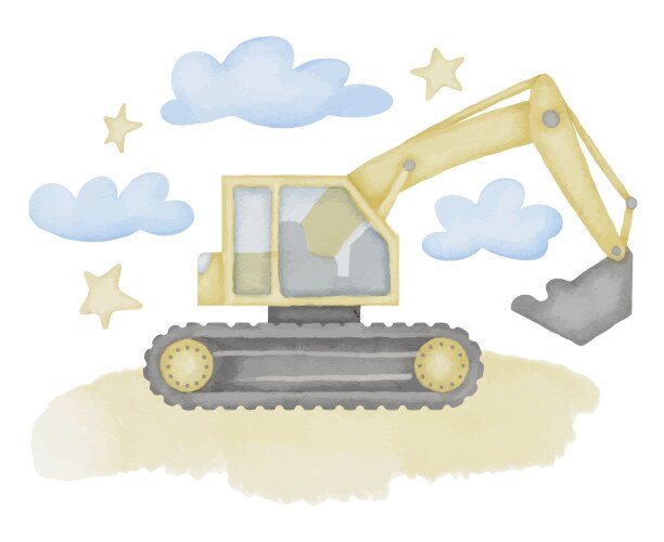 Excavator Cute Vector Images (over 3,600)