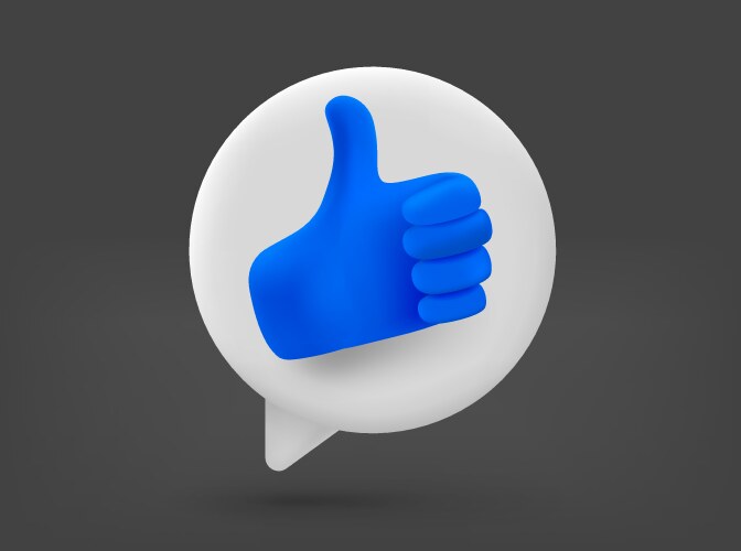 Thumbs Up 3d Vector Images (over 4,900)