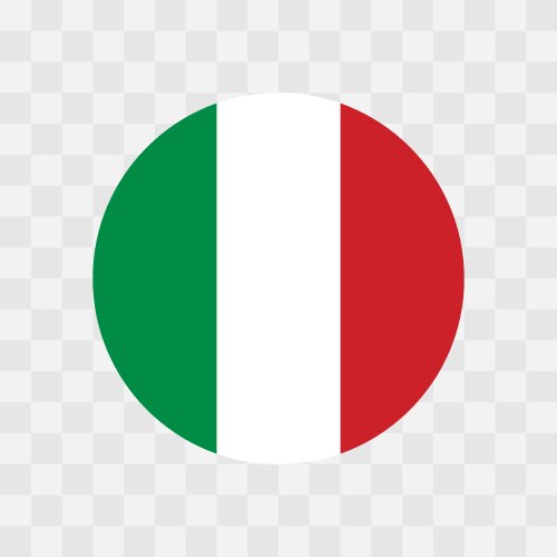 Round Circle Shape Italian Flag Vector Images (over 130)