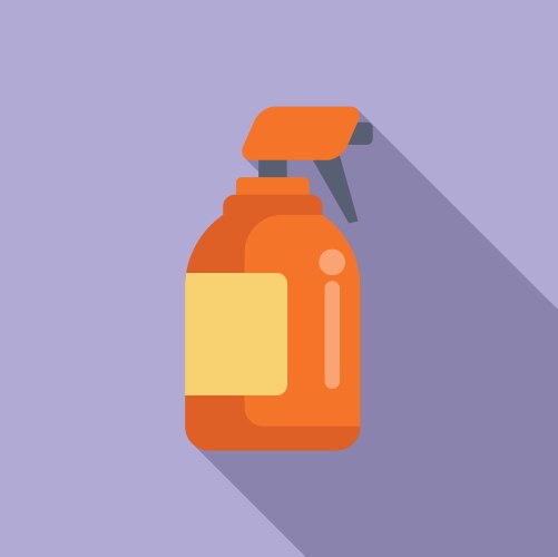 Spray bottle dispensing cleaning solution icon Vector Image