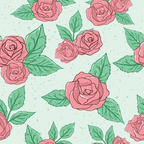 Rose Flower Pattern Vector Images (over 80,000)