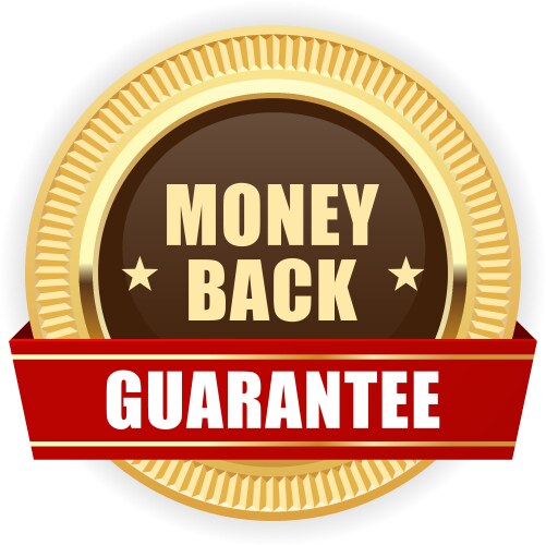Money back guarantee Royalty Free Vector Image