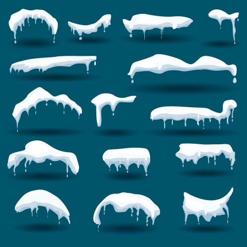 Snow Dripping Vector Images (over 850)