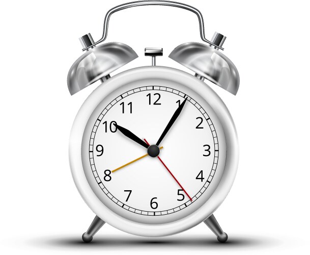 Bomb clock timer isolated Royalty Free Vector Image