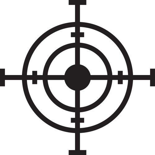 Various weapon sights sniper rifle optical scopes Vector Image