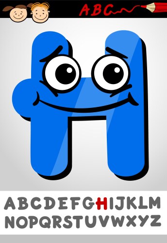 Letter H Cartoon Vector Images (over 1,200)