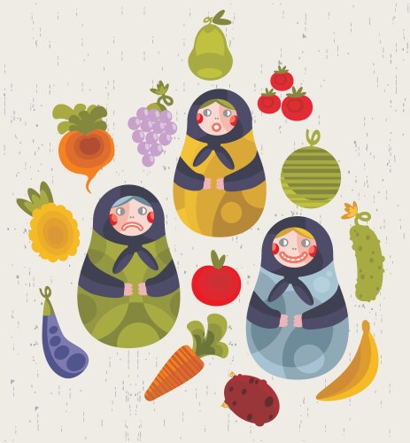 Matryoshka Vector Images (over 2,800)