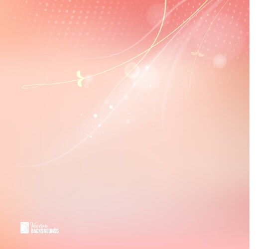 Colorful smooth light lines Royalty Free Vector Image