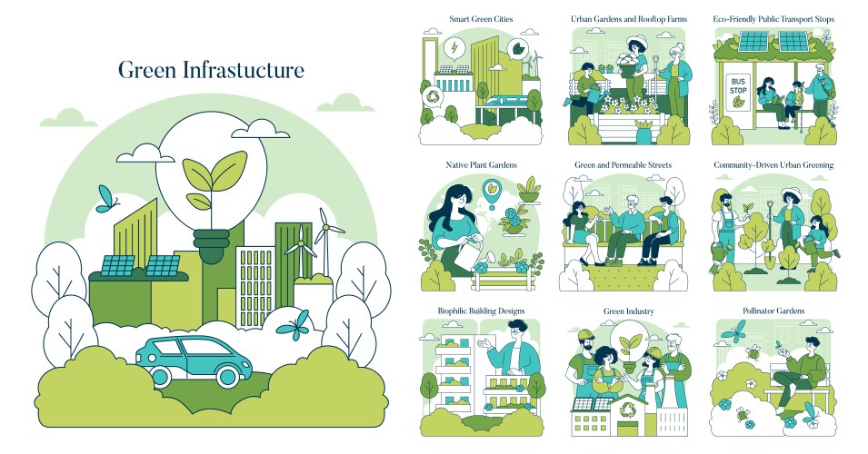 Environment Infrastructure Vector Images (over 5,800)