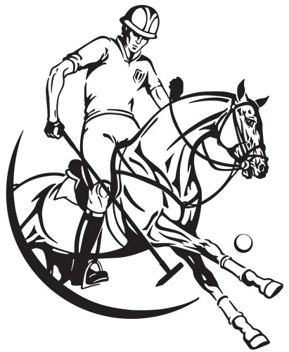Polo club emblem Royalty Free Vector Image - VectorStock