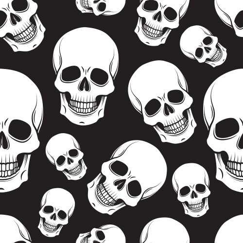 Cartoon skull collection Royalty Free Vector Image
