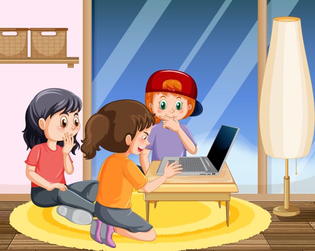 Colourful of a child s Royalty Free Vector Image