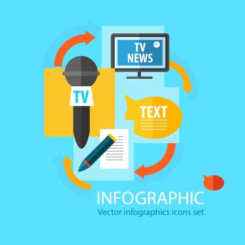 Mass media concept Royalty Free Vector Image - VectorStock