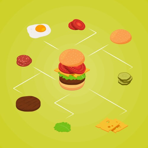 Infographic Graph Burger Vector Images (over 190)