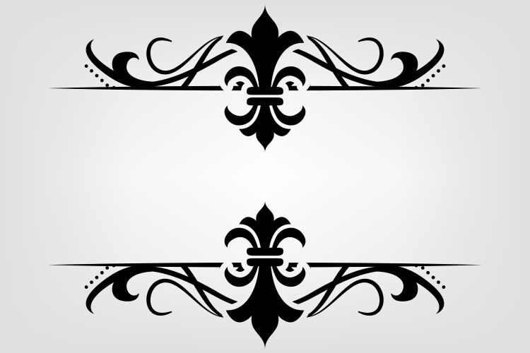 Filigree Underline Vector Images (over 680)