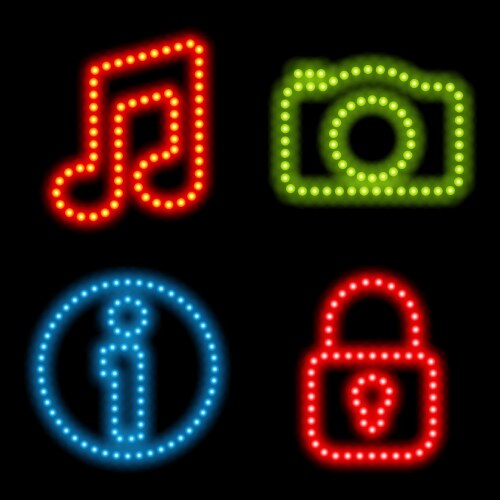 Neon Icon Vector Images (over 430,000)